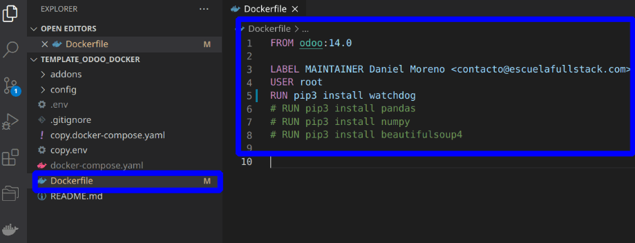 Instalación De Odoo 14 Con Docker Compose Odoo Técnicofuncional Plantilla De Proyecto Odoo